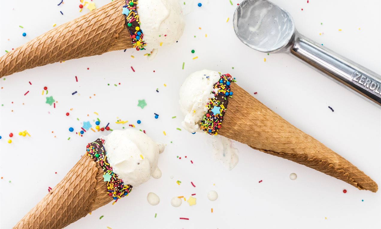 Helado con 3 ingredientes Receta | Dr. Oetker