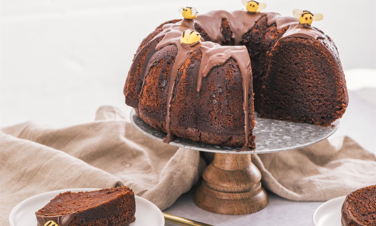 Pastel de chocolate y miel Receta | Dr. Oetker