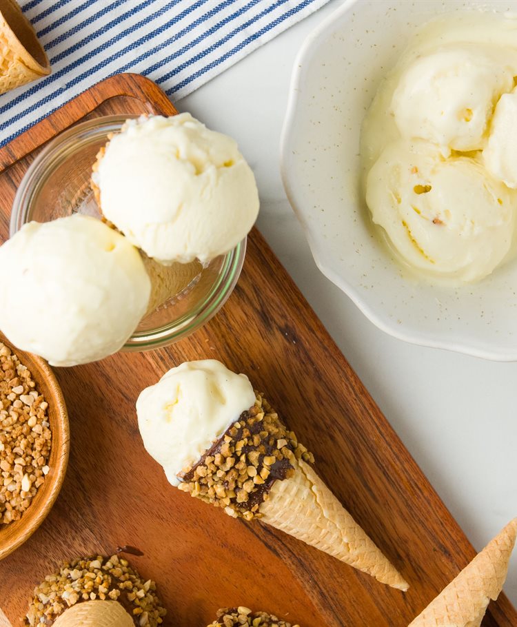Conos De Helado De Vainilla